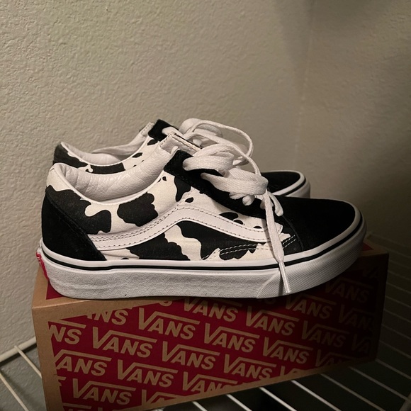 Vans | Shoes | Custom Vans Cow Print | Poshmark